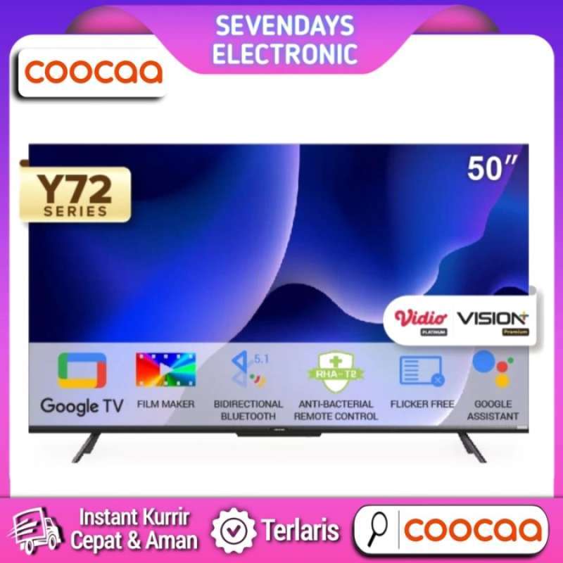 Promo COOCAA 50Y72 - COOCAA GOOGLE TV ANDROID SMART TV 50 INCH 4K UHD ...