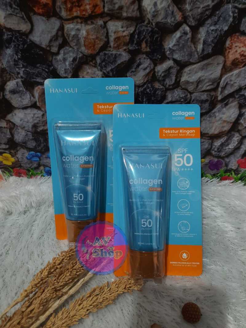 Hanasui Collagen Water Sunscreen Spf 50 Pa Lengkap Harga Terbaru Juni ...