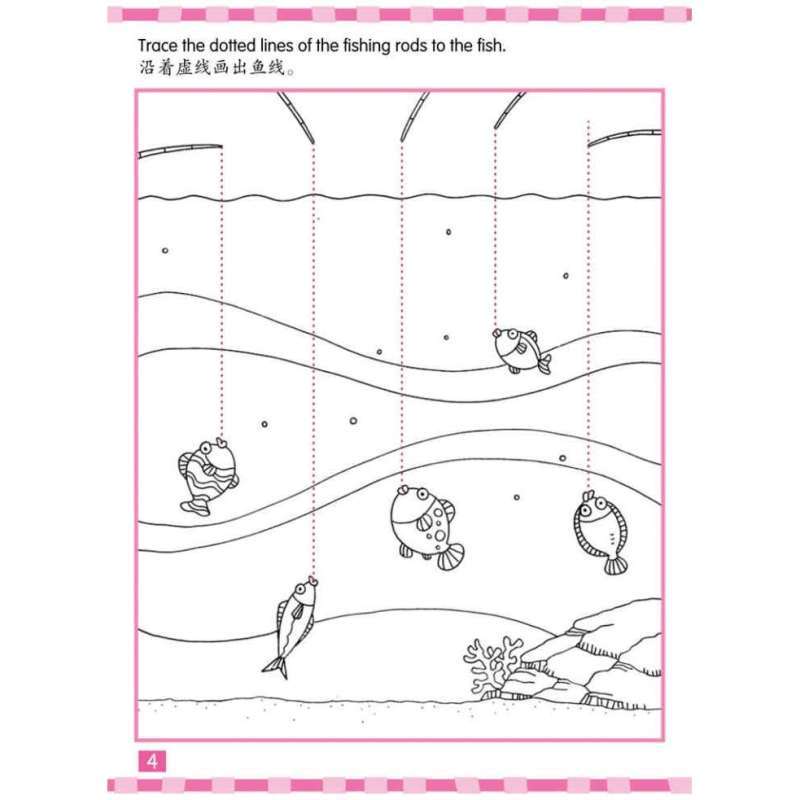 Jual Buku Anak Paud/tk Mandarin : Pre Writing Fun Bilingual (english ...