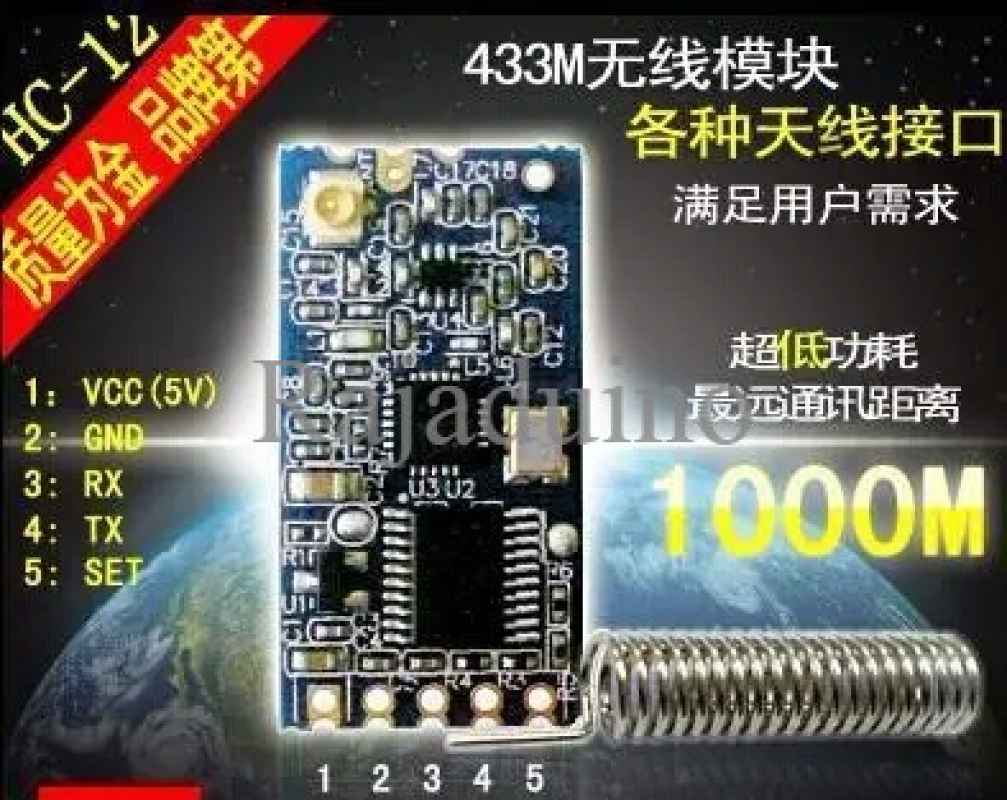 Promo HC-12 433Mhz SI4463 Wireless Serial port 1000Meter Module Arduino Diskon 23% di Seller ...