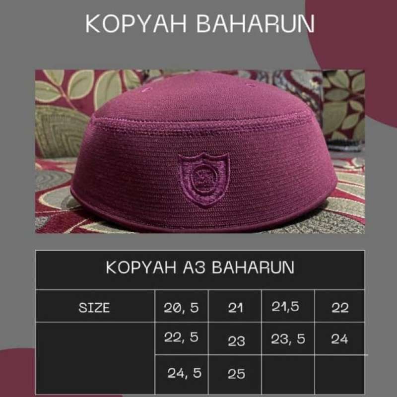 Jual Kopiah Baharun Peci Malaysia Putih Kopyah Malaysia Original ...