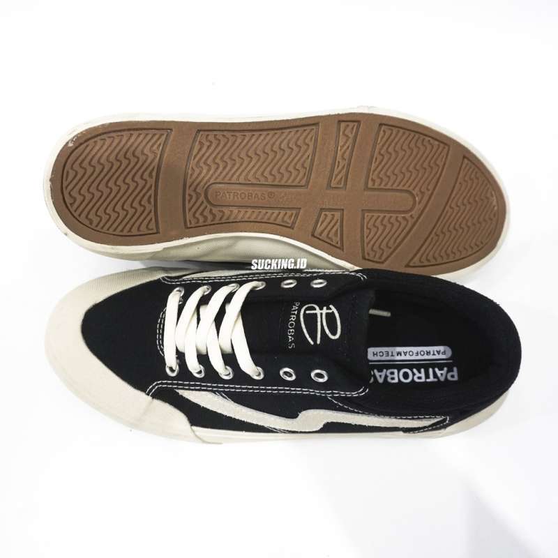 Jual Patrobas Cloud Low Black White 100% Original Made In Indonesia ...