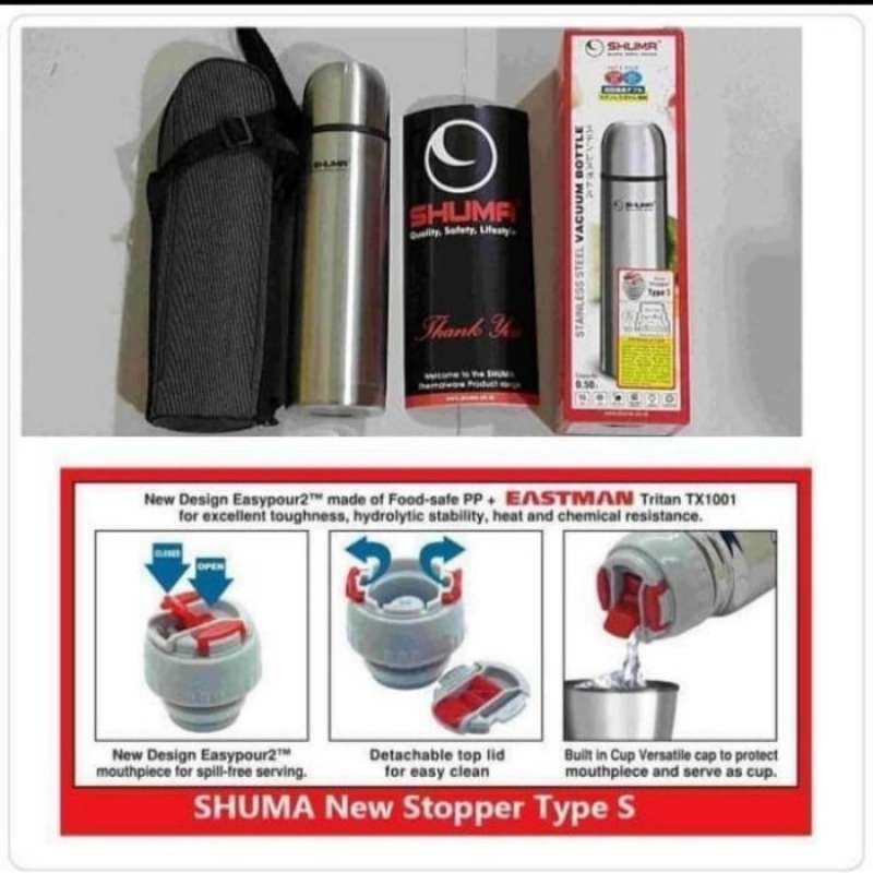 Promo Shuma Thermos Air Panas Dingin 1000ml Termos Stainles Vacuum ...