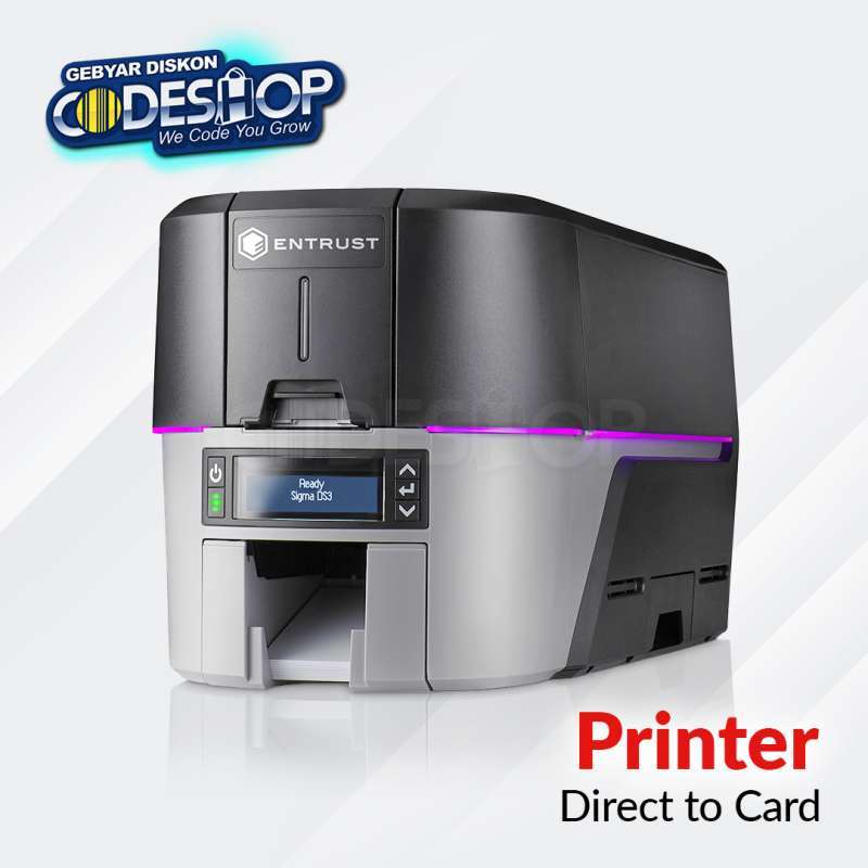 Jual Entrust Sigma DS3 Printer ID Card Single Side Cetak Kartu PVC ...
