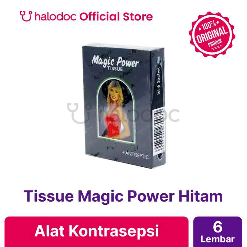 Jual Tissue Magic Power Hitam 6 Lembar Di Seller Halodoc Official Store ...