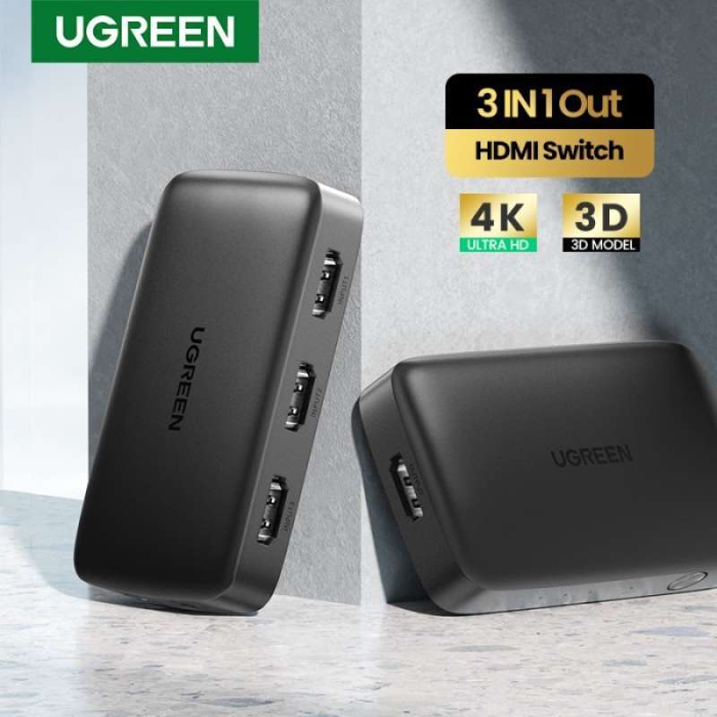 Jual Ugreen Hdmi Splitter 3 Input 1 Output 4k Hd 80125 Di Seller Sn ...