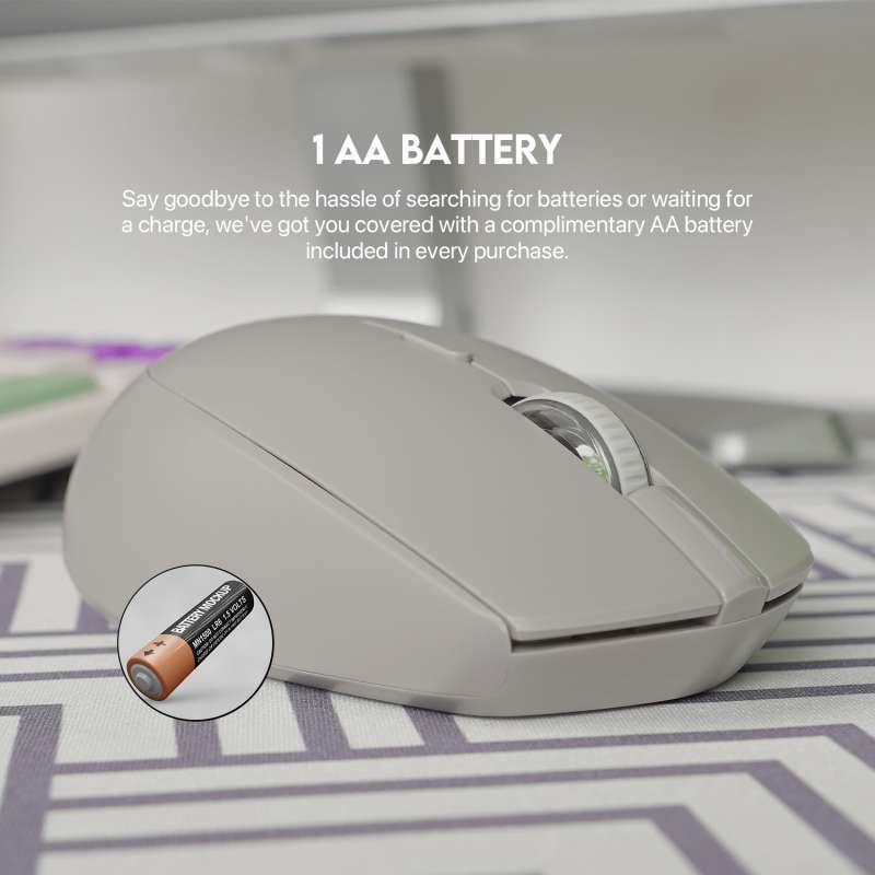 Jual Fantech Mouse Office Go Dual Mode Wireless Mouse - Abu-abu Di ...