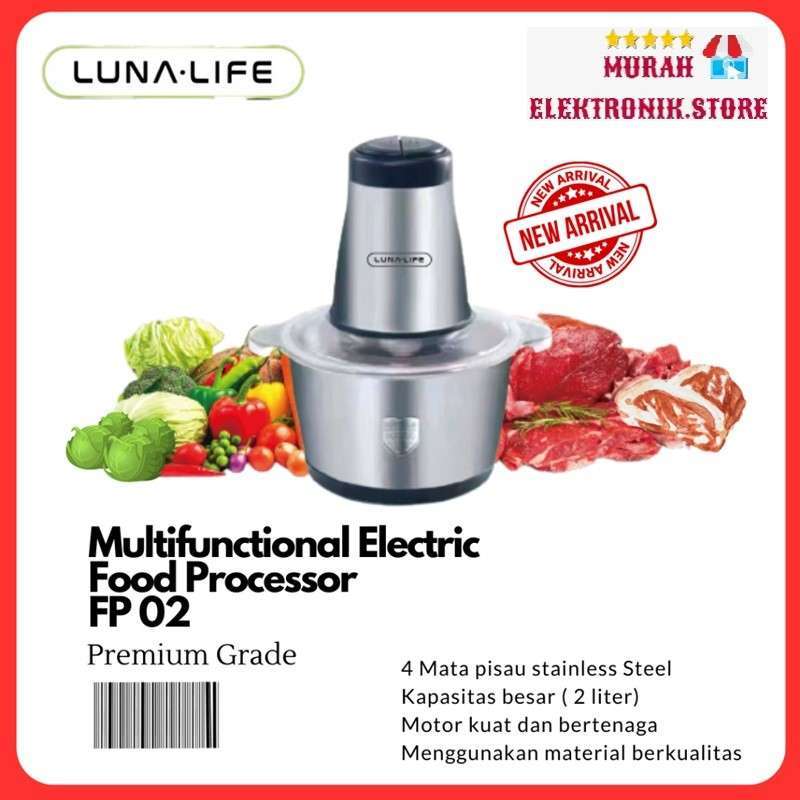 Promo Luna Life Food Processor Fp 02 Magic Chopper 2 Liter Diskon 14% ...