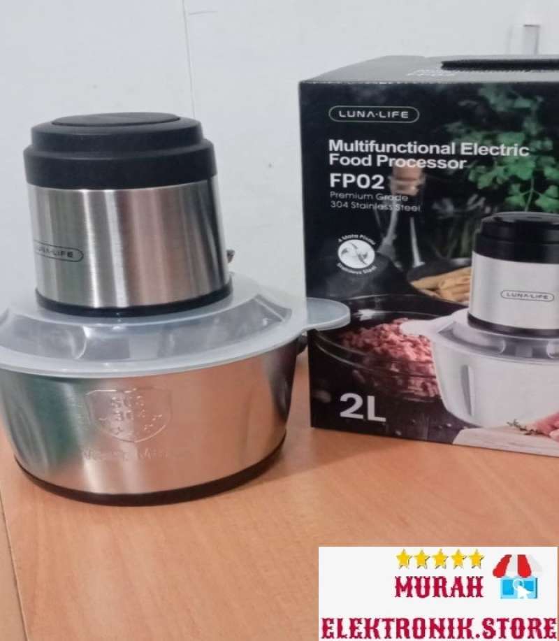 Promo Luna Life Food Processor Fp 02 Magic Chopper 2 Liter Diskon 14% ...
