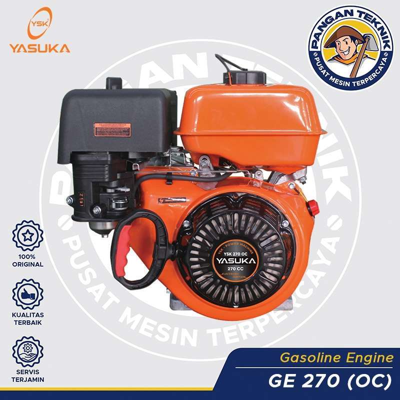 Promo MESIN PENGGERAK BENSIN YASUKA | GX 270 ORANGE | MESIN KETINTING Diskon 9% di Seller Ababa ...