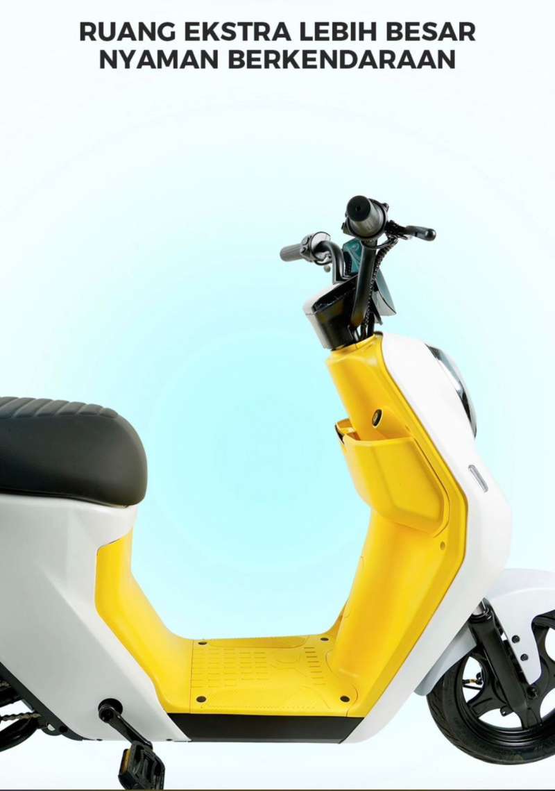 Jual Sepeda Listrik Uwinfly M60 Moped Electric Bike M-60 New!!! - Putih ...
