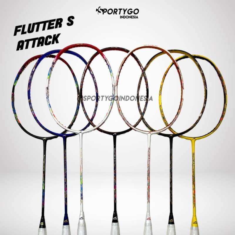Promo Raket Badminton Hundred Flutter S Attk Original / Hndrd Flutter Attack Diskon 23% di ...