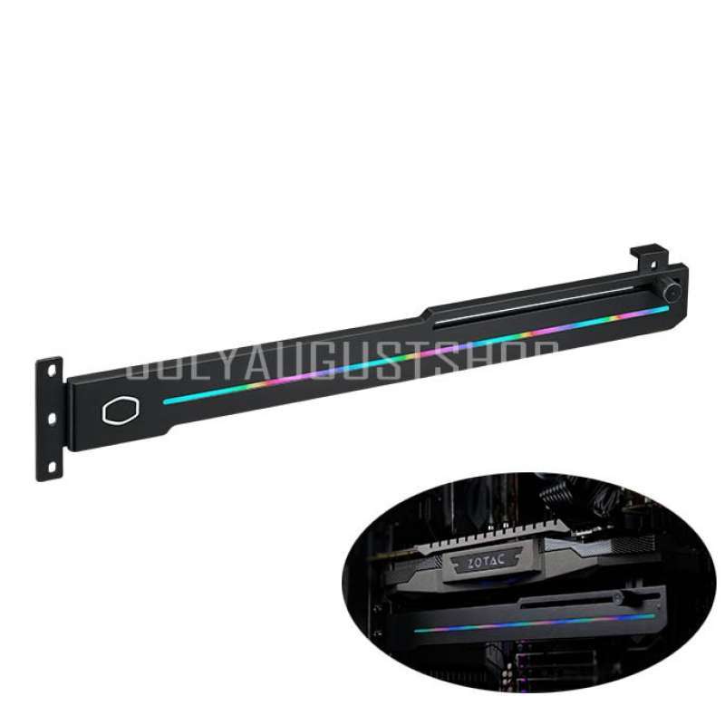 Promo Cooler Master ELV8 VGA Holder - GPU BRACE WITH ARGB LIGHTING ...