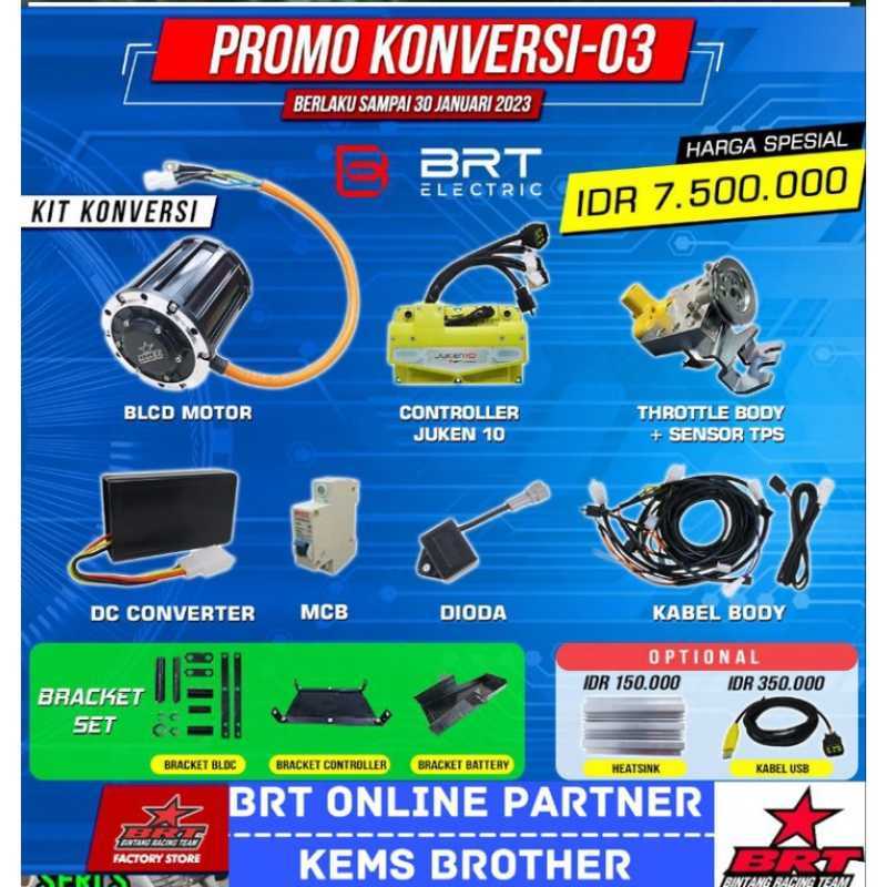 Promo Kit Konversi Brt Electric Untuk Motor Listrik Diskon 9% Di Seller ...
