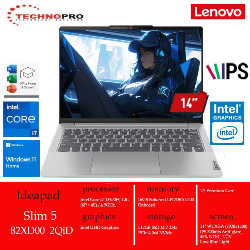Jual Lenovo Ideapad Slim 5 14irl8 2qid 2pid 66id || Intel Core I7 ...
