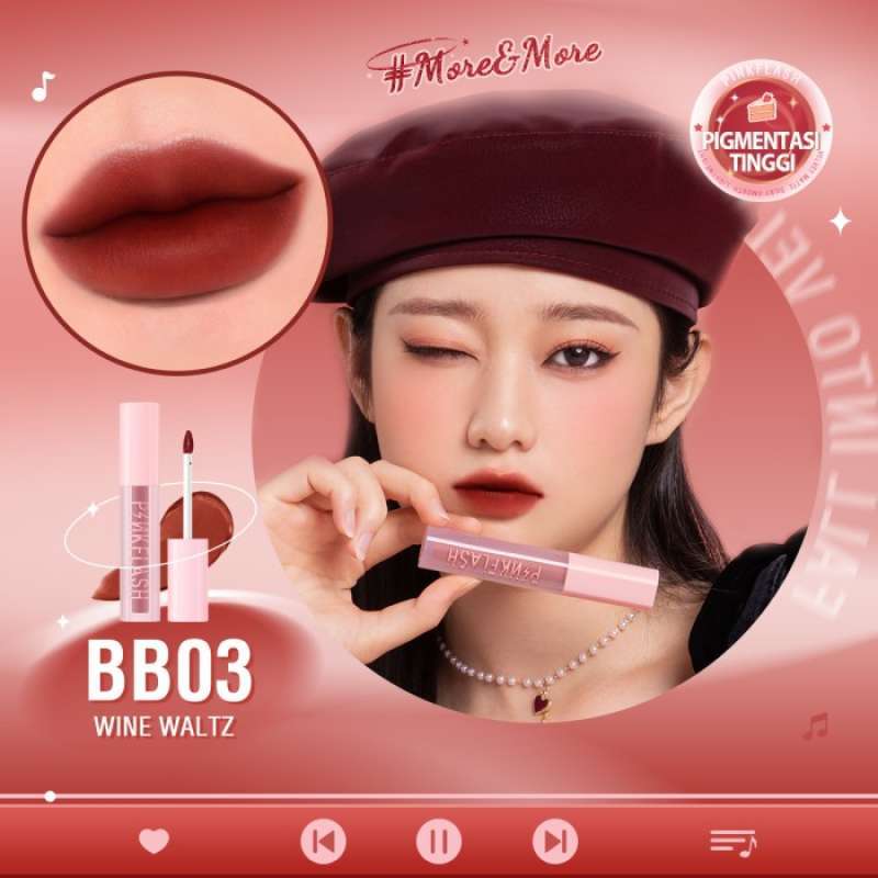 Promo Pinkflash #more&more Fall Into Velvet Airy Matte Lip Cream Pfl08 - Pp03 - Pp03 Diskon 2% ...