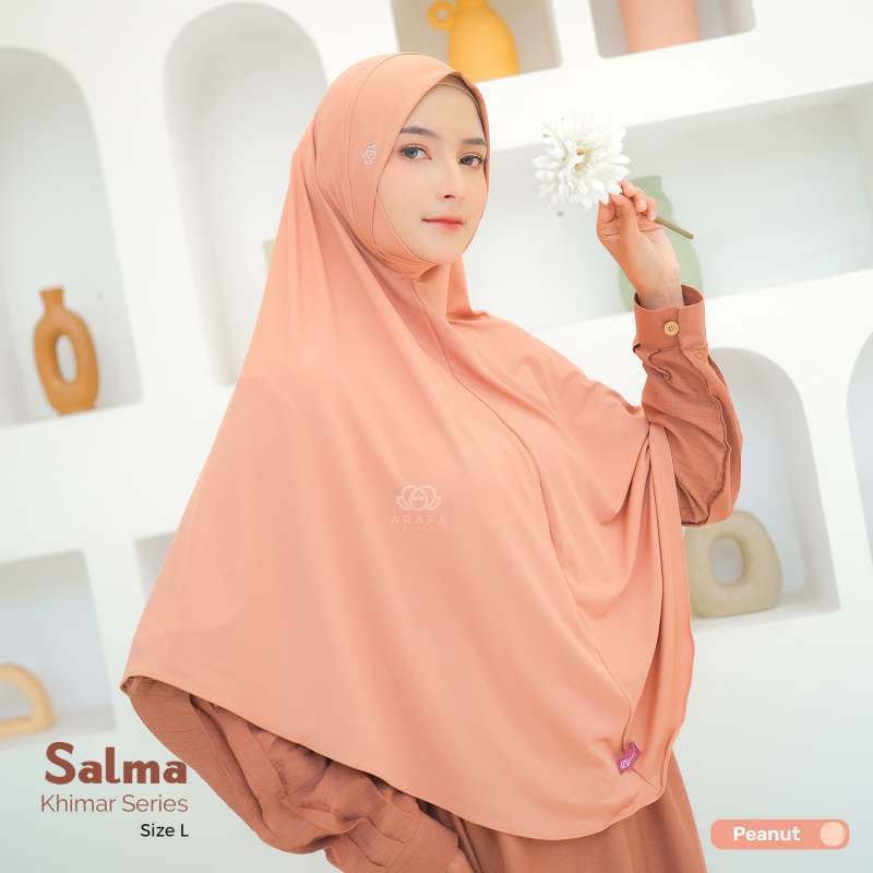 Jual Kaffah Authentic - Khimar Salma L - Arafa Hijab Khimar Dagu Malay - Peanut Di Seller Kaffah ...
