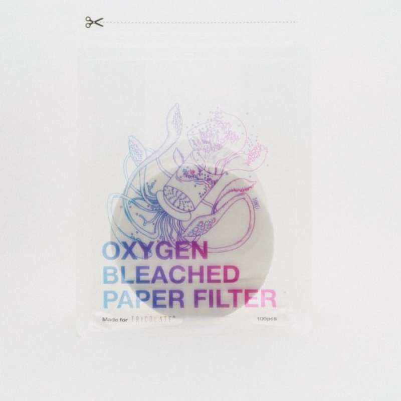 Jual Tricolate Oxygen Bleached Paper Filter - 100 Pcs Di Seller Homie ...