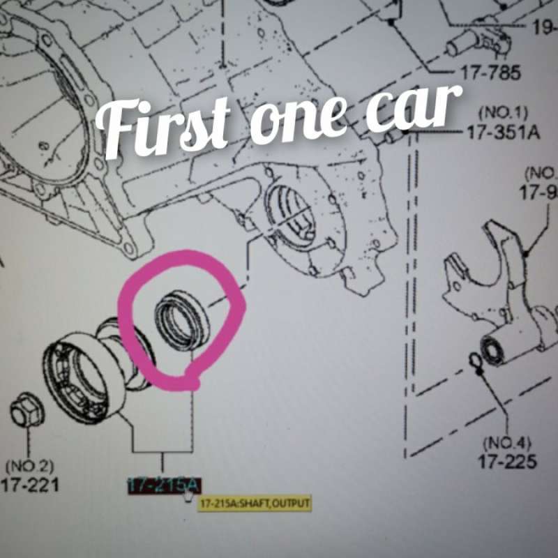 Promo Seal transfer case input shaft Ford ranger 2.2 T6/ 3.2 T7 Diskon ...