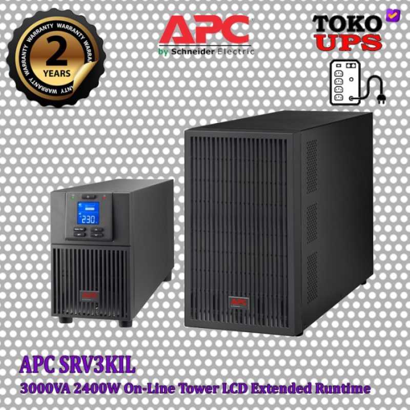 Jual Termurah Ups Apc Srv3Kil 3000Va 2400W Easy Ups Online Lcd External ...