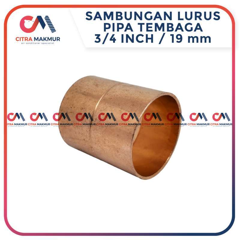Jual Straight Coupling Shock 3/4 Inch Pipa Tembaga Sok Sambungan Las ...