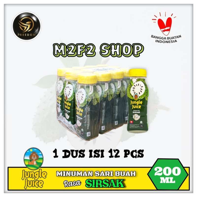Promo Diamond Jungle Juice Soursop | Jus Sirsak Botol Pet - 200 ml ...