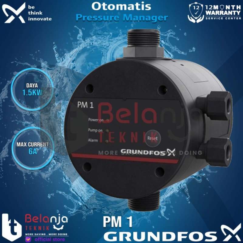 Promo GRUNDFOS PRESSURE MANAGER BOOSTER PUMP PM 1 OTOMATIS SENSOR PM1 ...