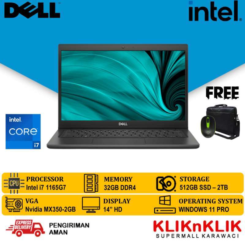 Jual Dell Latitude 14 3420 I7 1165G7 32Gb 2Tb Ssd Mx350 Windows 11 Pro di Seller KLIKNKLIK ...