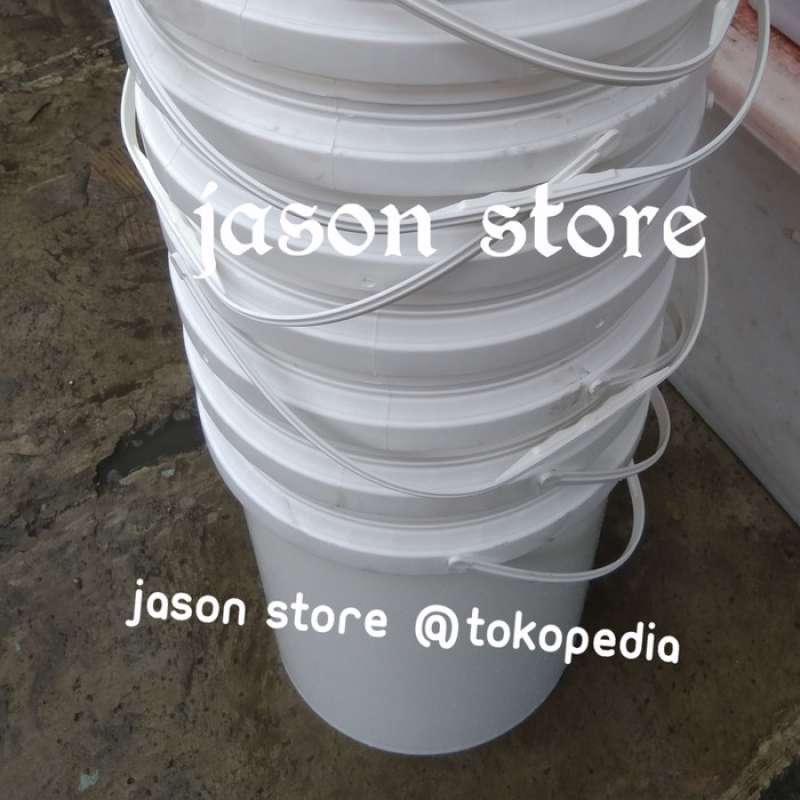 Promo Ember es krim putih 20 liter/Ember putih 20 l/Ember cat putih ...