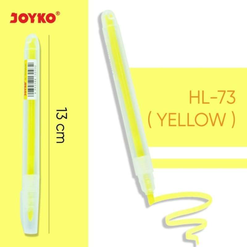 Jual Highlighter Penanda Warna Joyko Hl73-76 - Kuning Di Seller Edumart ...