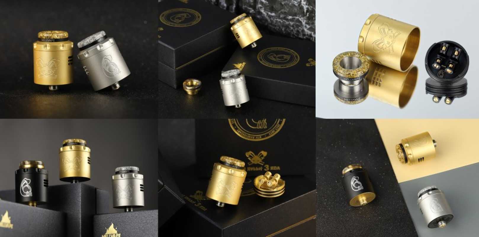 Jual RDA DEAD RABBIT V3 ANNIVERSARY AUTHENTIC BY HELLVAPE - GOLD BLACK ...