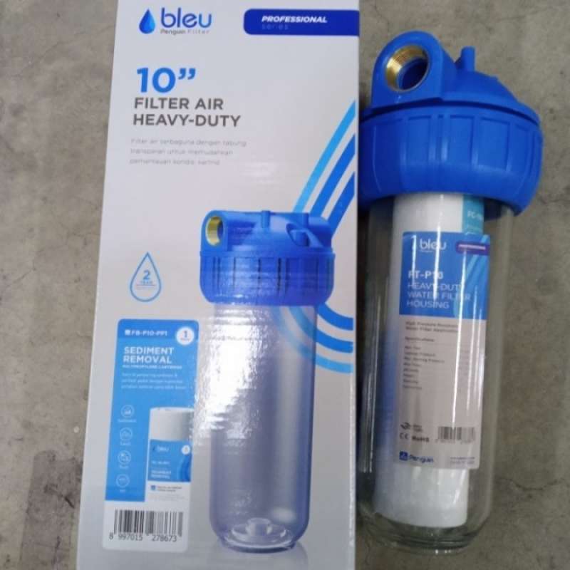 Promo Penguin Water Filter Heavy Duty Housing Ft-p10 Bleu Diskon 9% Di ...