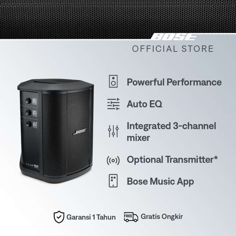 Promo Bose S1 Pro+ Portable Bluetooth Wireless Karaoke Party Speaker ...