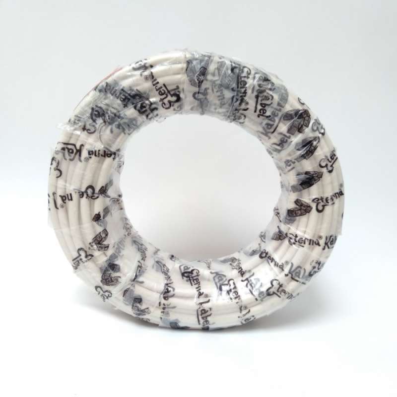 Jual 2 X 1.5 Mm X 50 M / Eterna Nym Tunggal Kabel Tembaga Sni Putih ...