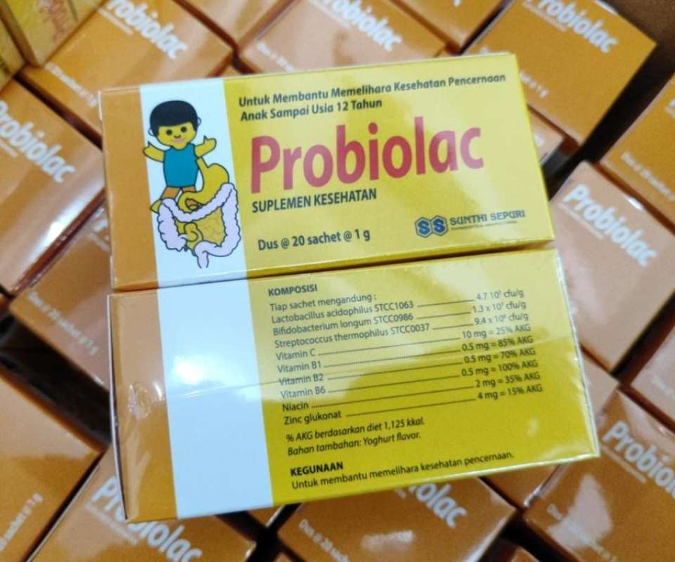 Jual Probiolac Obat Diare Anak 1 Dus Isi 20 Sachet Di Seller ...