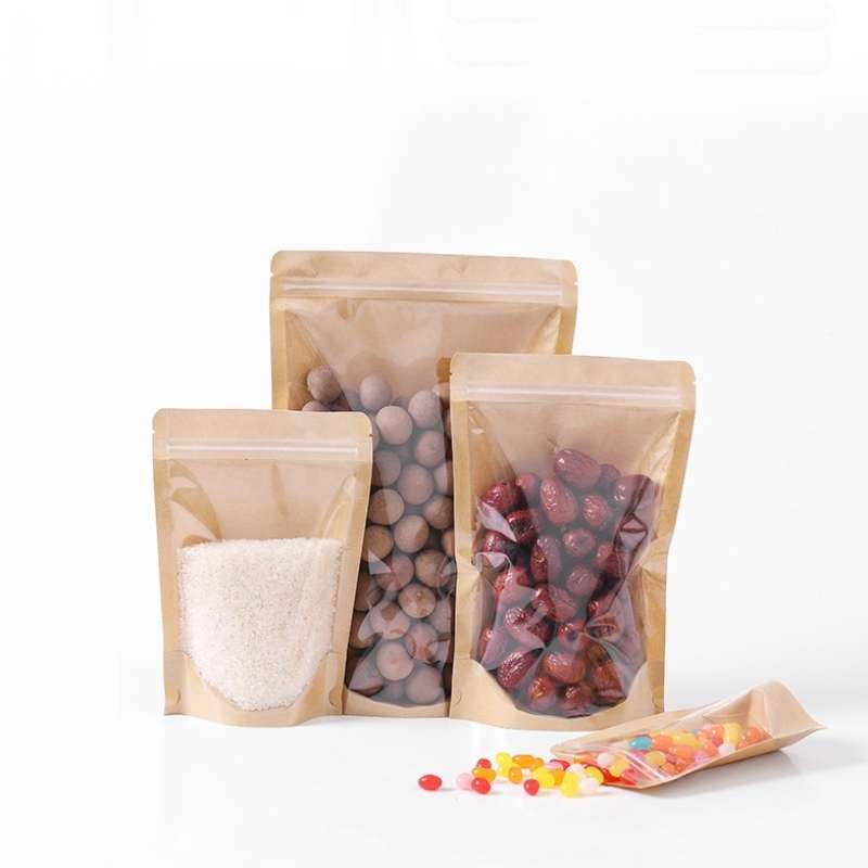 Promo Aigootan - (isi 10) Standing Pouch Full Window Brown - Plastik ...