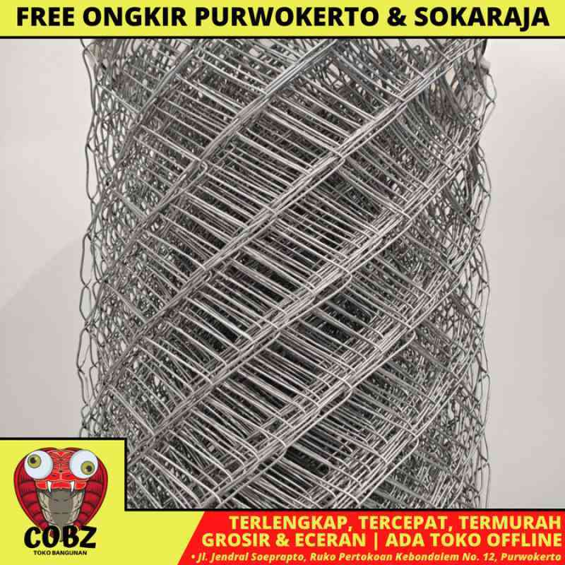 Jual 5 Cm X 5 Cm X 1 M / Nm Kawat Pagar Wajik Harmonika Galvanis Per ...