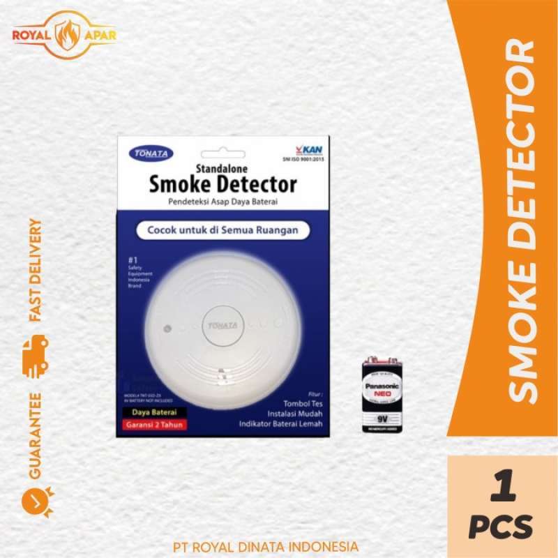 Promo Standalone Smoke Detector Photoelectric Tonata / Pendeteksi Asap ...