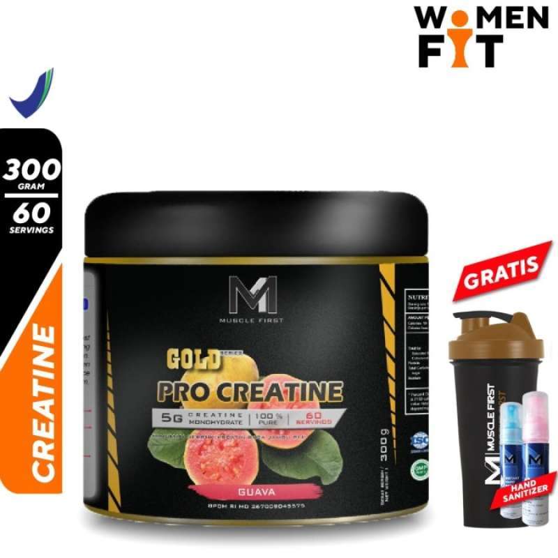 Promo Muscle First Pro Gold Creatine 300g Efektif Bentuk Otot Tebal ...