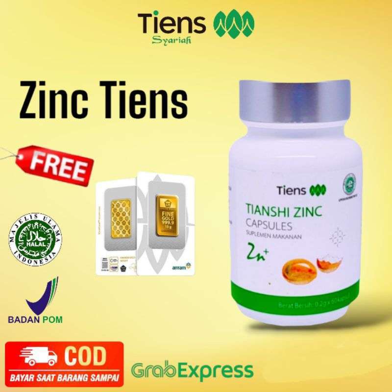 Promo Tiens Zinc Capsule Original | Zinc Kapsul Tiens | Penggemuk Badan ...