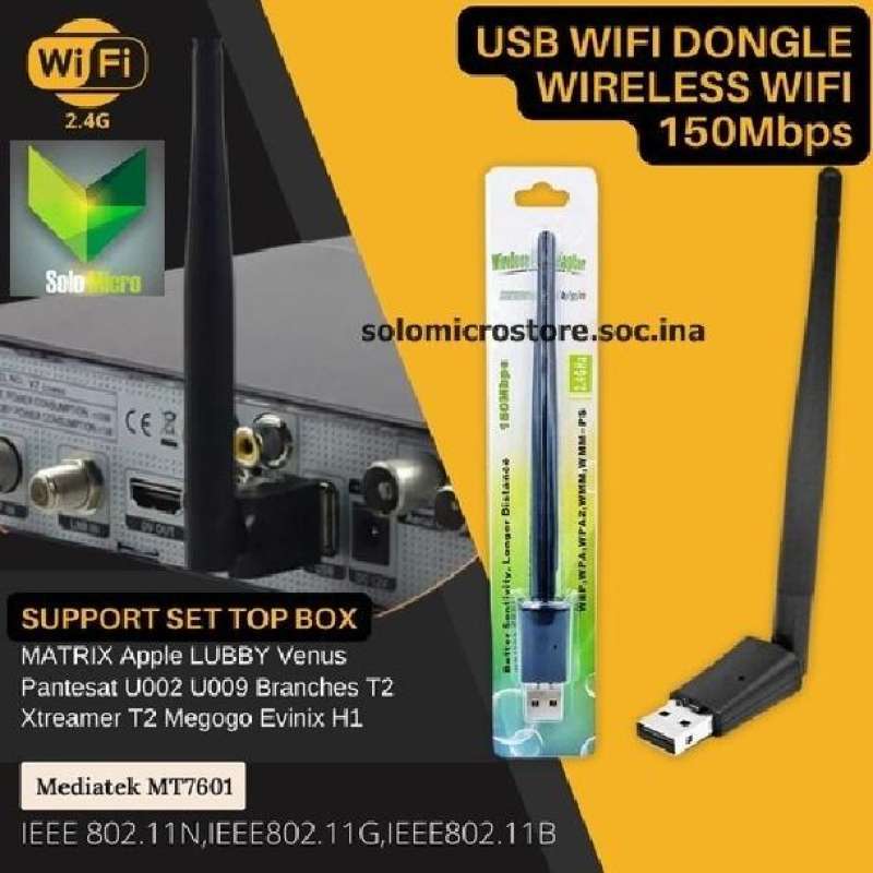 Jual Usb Wifi Set Top Box Mt7601 Dongle Stb Adapter Antena Wifi Pc ...