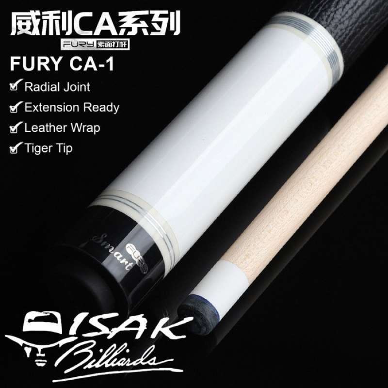 Jual Fury Ca-1 Pool Cue - Low Deflection Shaft Billiard Maple Stick ...