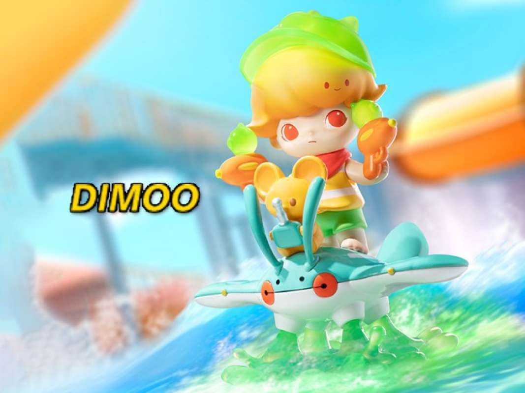 Jual Water Party Dimoo Skullpanda Labubu Pop Mart Open Box Figure ...