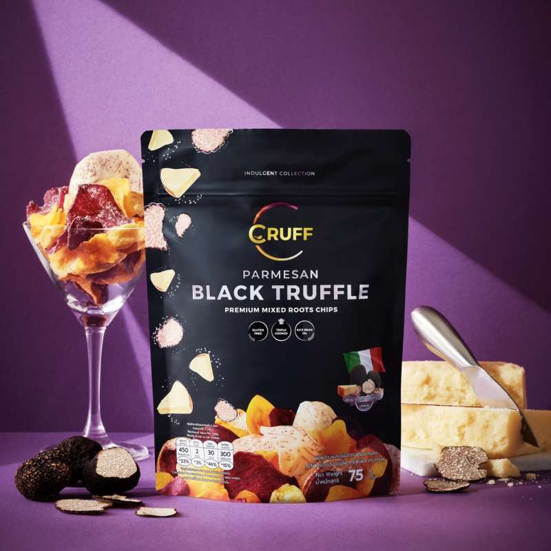 Promo Cruff Parmesan Black Truffle Mixed Roots Chips Diskon 6% di ...