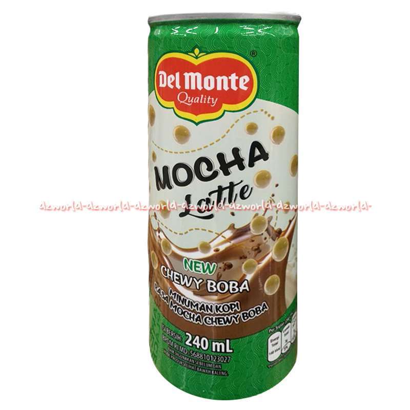 Jual Del Monte 240ml Minuman Boba Kemasan Kaleng Mocha Latte Vanilla Bobba Coffee Cocomilk Aren ...