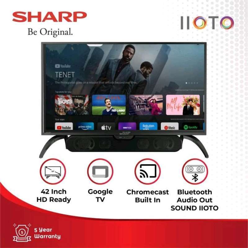 Jual SHARP 2T C42EG1i LED TV 42 inch Smart Google Digital Full HD TV 2TC42EG1i di Seller VIXION ...