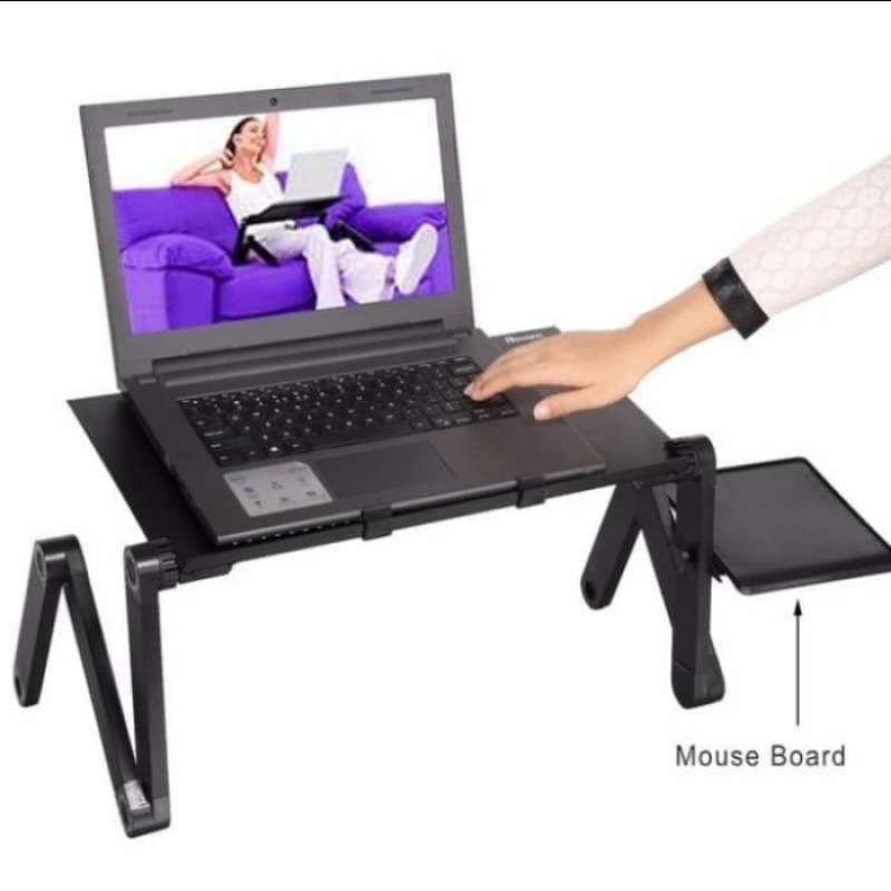 Jual Meja Laptop Portable Alumunium Meja Table Stand Aluminium Di ...