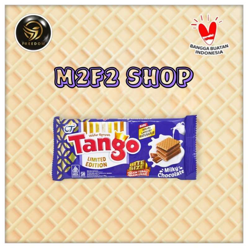 Promo Tango Wafer Milky Chocolate BITE SIZE | Krim Cokelat Susu Sachet ...