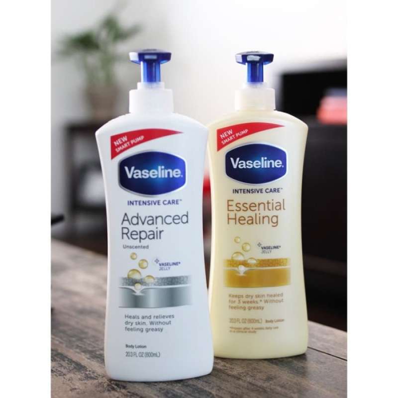 Jual Vaseline Intensive Care Hand & Body Lotion - PUMP (600ml) di ...
