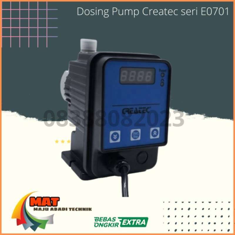 Promo DOSING PUMP 1 LPH DOSING PUMP 7 BAR 1 LPH CREATEC E0701 7BAR 220V ...